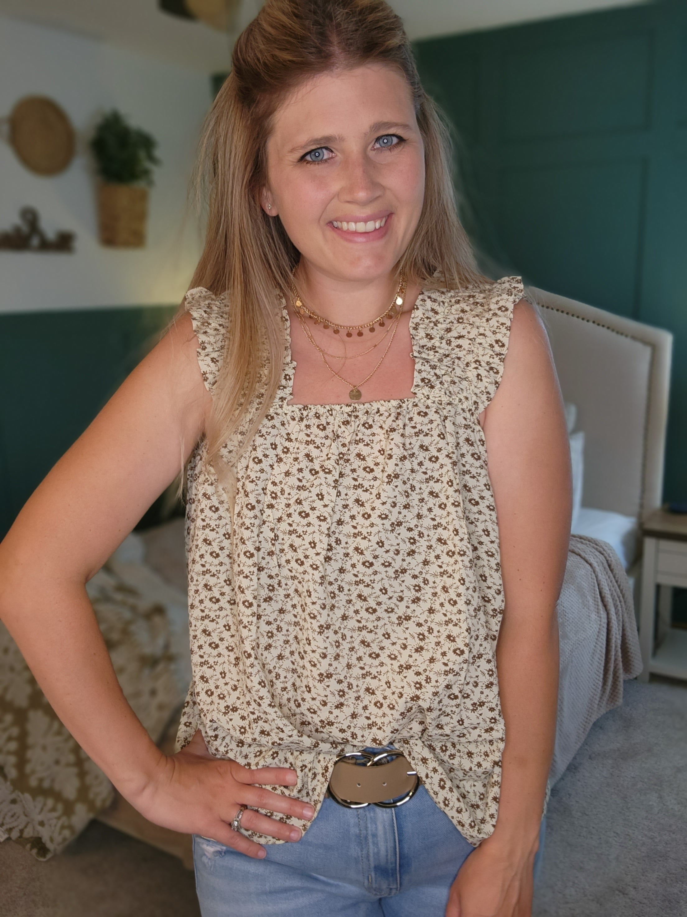 Flowy Floral Tank Top – rustic.radiance.nd